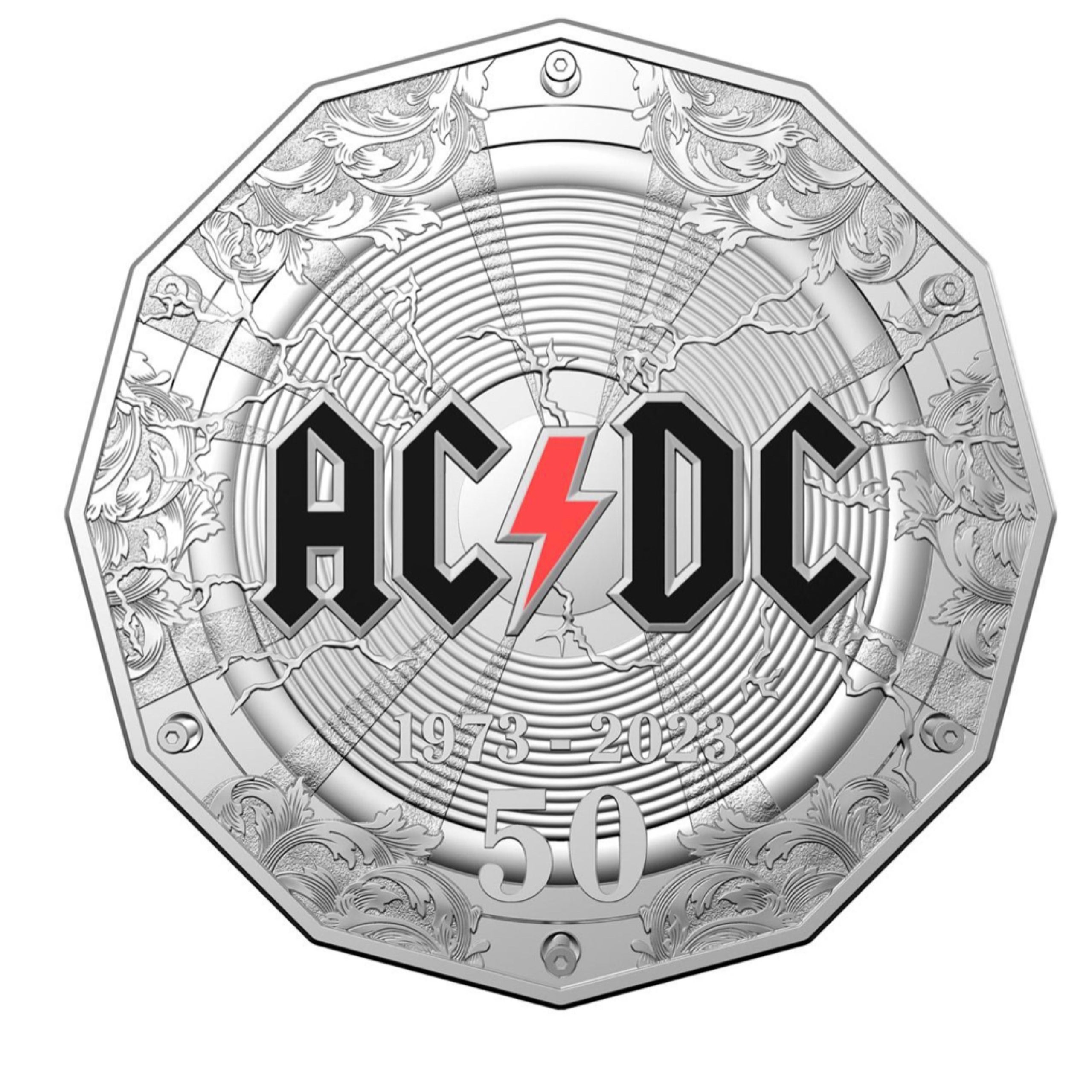 50th Anniversary Of AC DC 2023 50c CuNi Coloured Uncirculated Coin 50th-anniversary-of-ac-dc-2023-50c-cuni-coloured-uncirculated-coin